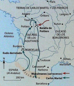 Batalla de Poitiers | Historia de la batalla de Poitiers (732)